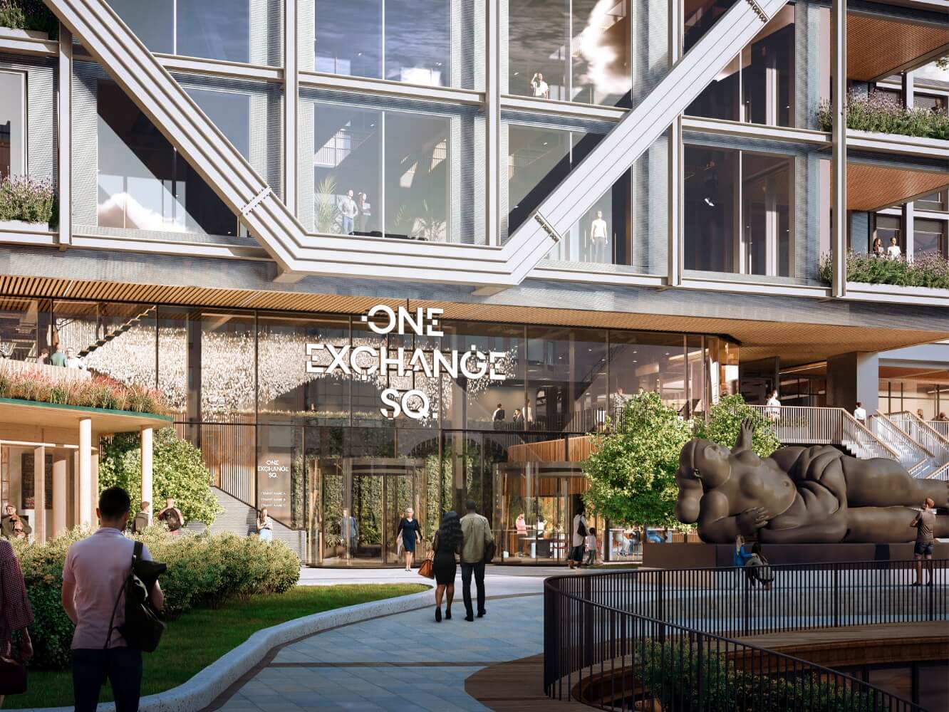 One Exchange Square - 430,000 sq ft of exceptionally sustainable, next ...